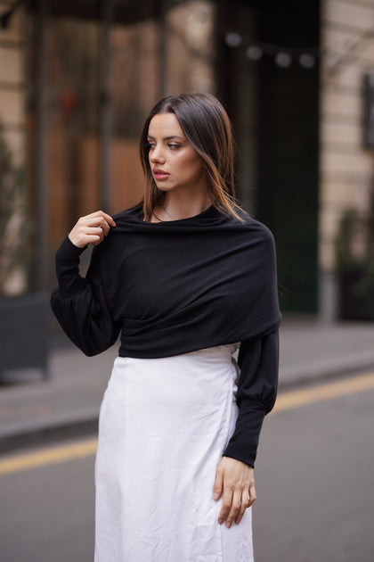 Shoulder Shrugs Are The Craze - How to Wear One – Wrapped Clothing
